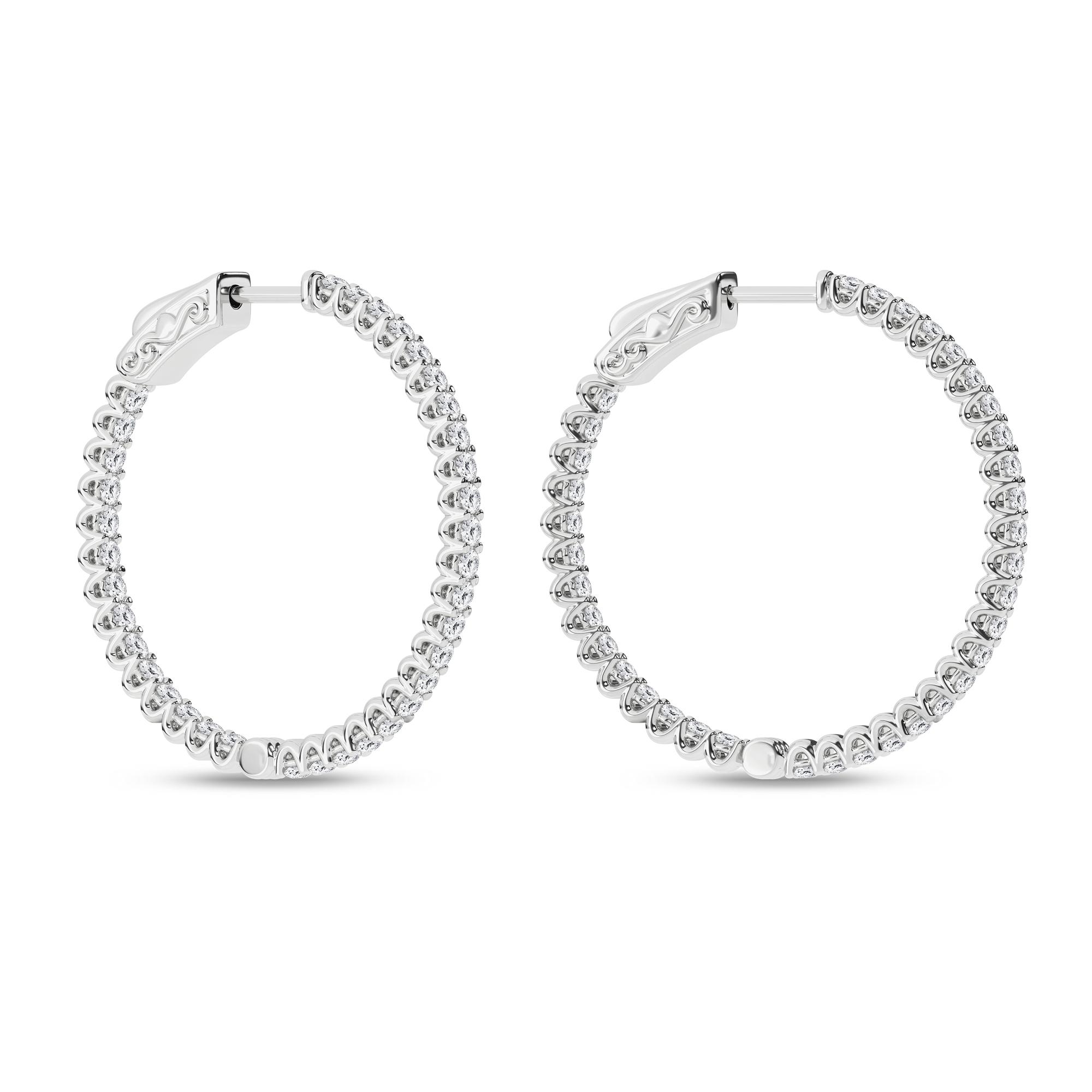 Inside-Out Hoop Earrings (Round)
